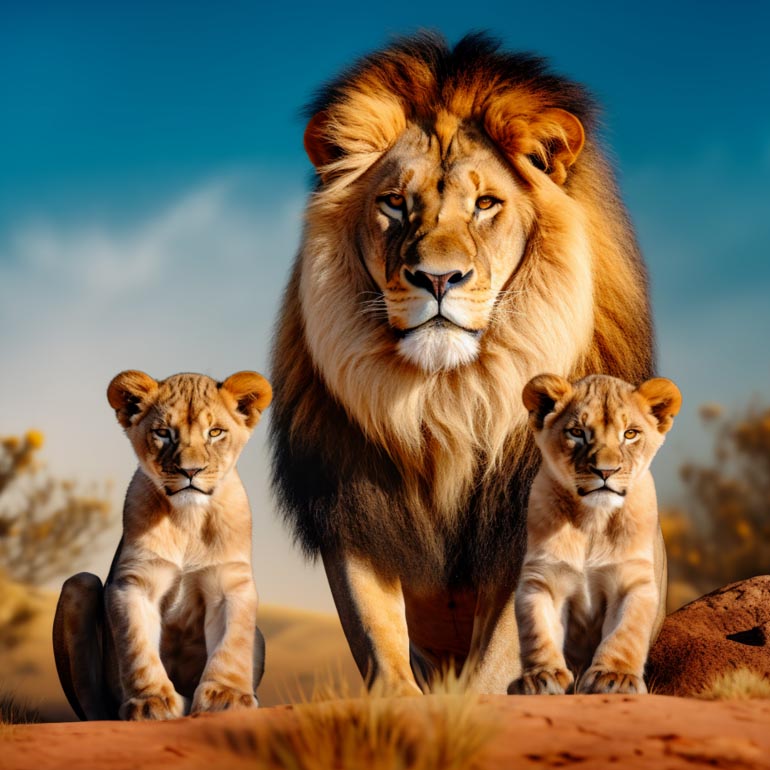 Obraz lev na plátně, na stěnu a zeď kuchyně, ložnice, lva do obýváku